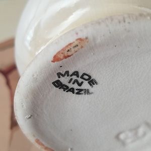 Brazilian | Accents | Vintage Handpainted Made In Brazil Two Handle ...